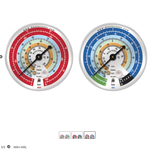 Mastercool Manometre 63mm sogutucu gaz basınç saati